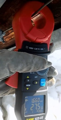 AEMC 6417 Clamp-On Ground Tester | Bluetooth & No-Rod Earth Resistance ...