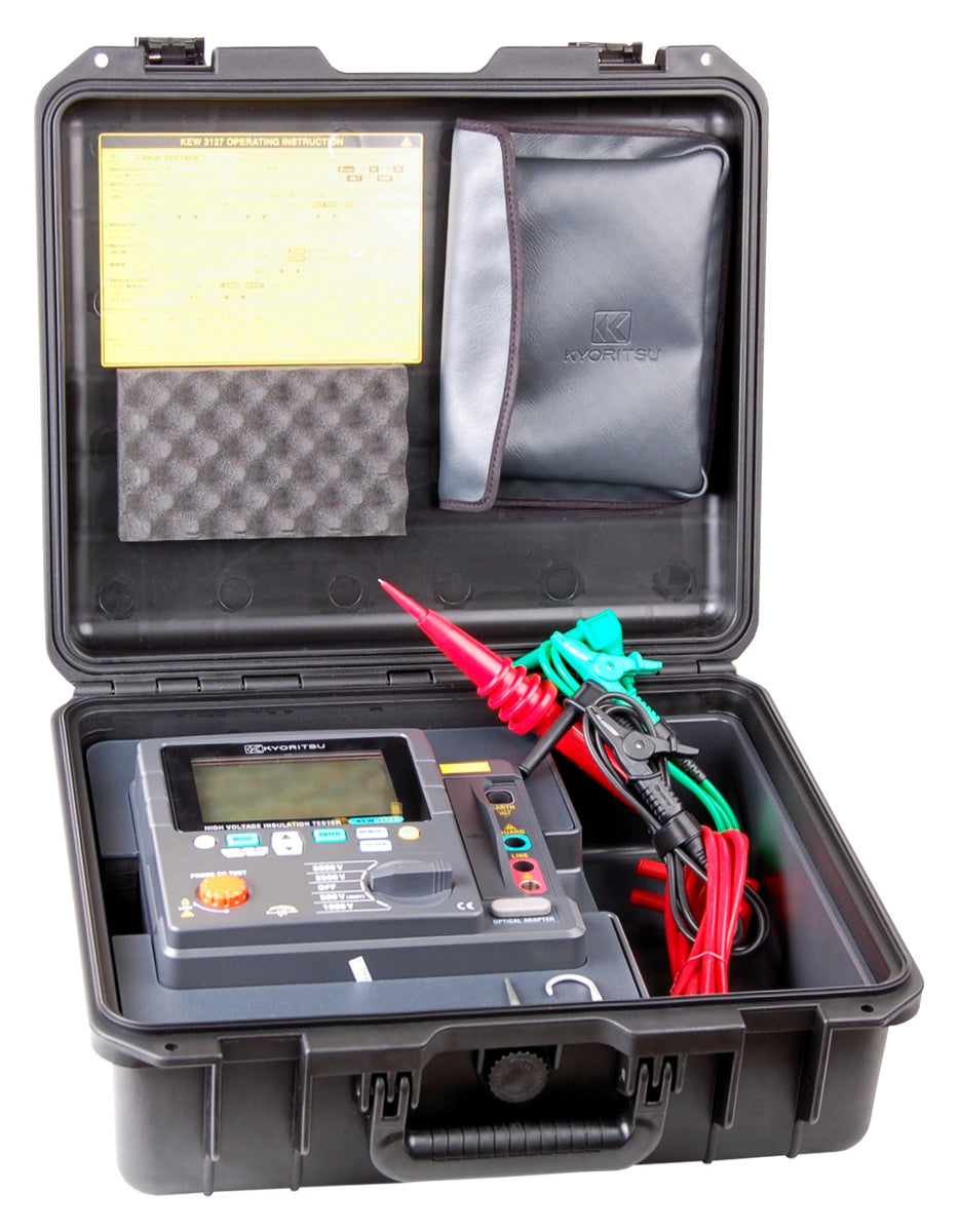 Kyoritsu 3127 – 5kV High-Voltage Digital Insulation Tester (Up to 10 T ...