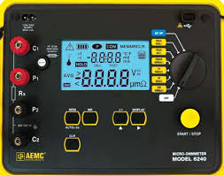 AEMC 6240 Micro-Ohmmeter 10A | Canada | Duncan Instruments – Duncan ...