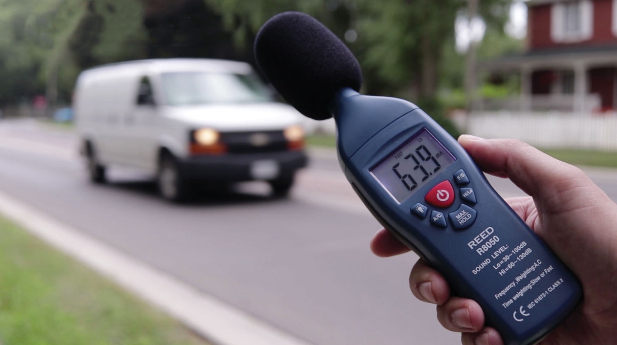 REED R8050-KIT Sound Level Meter and Calibrator Kit – Duncan ...